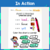 Short Vowel e Worksheets - No Prep - Print and Practice