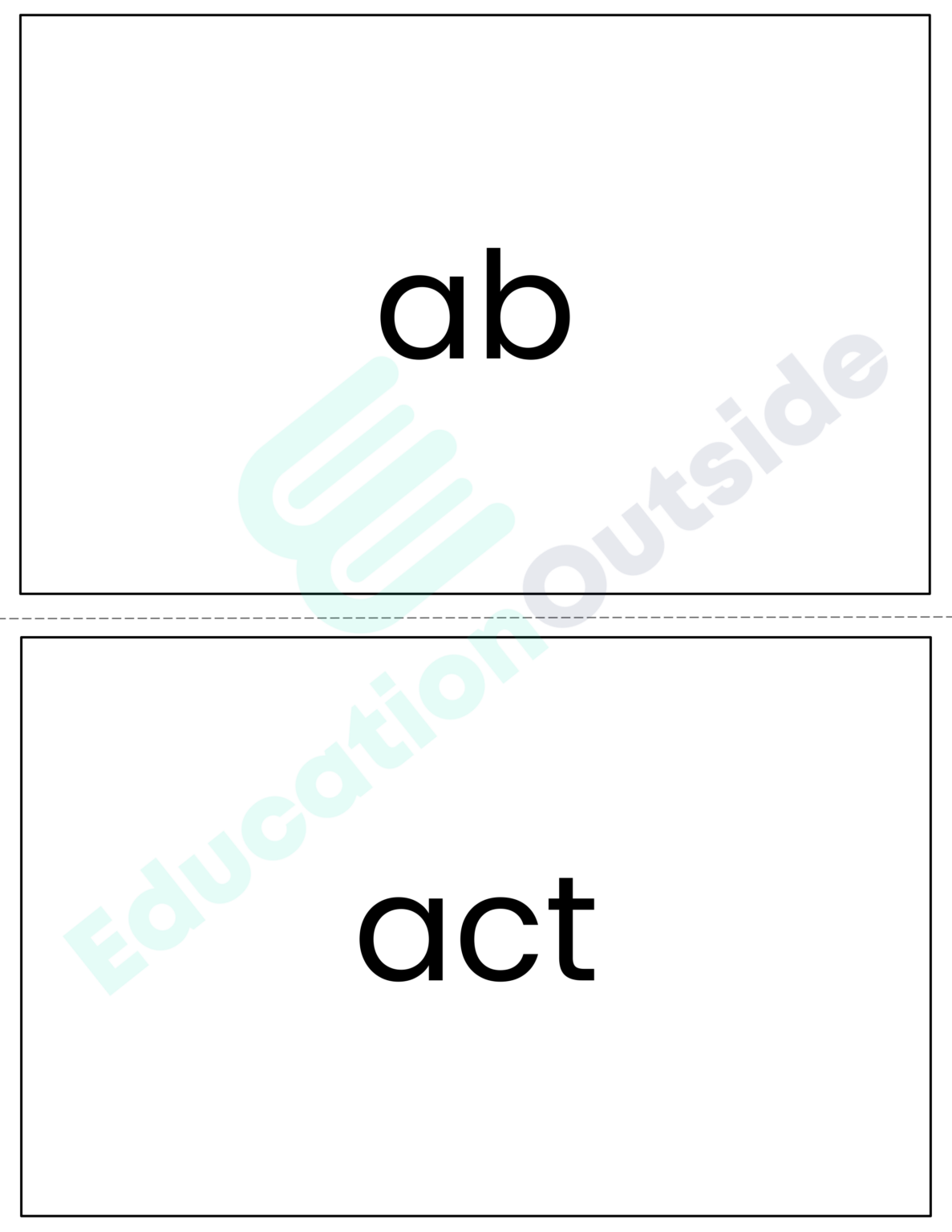 Short Vowel Flashcard Packet (a, e, i, o, u) - 3 Sizes Included!