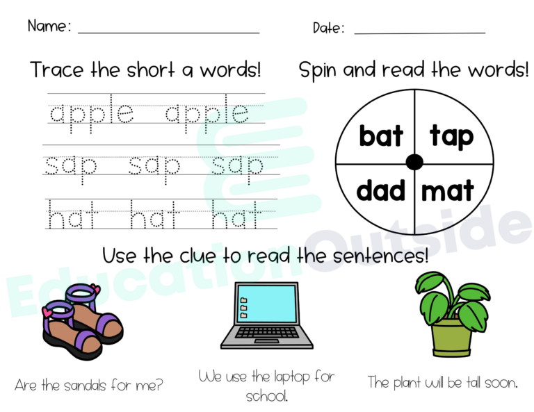 Short Vowels Worksheet Packet - 50 Worksheets Included!