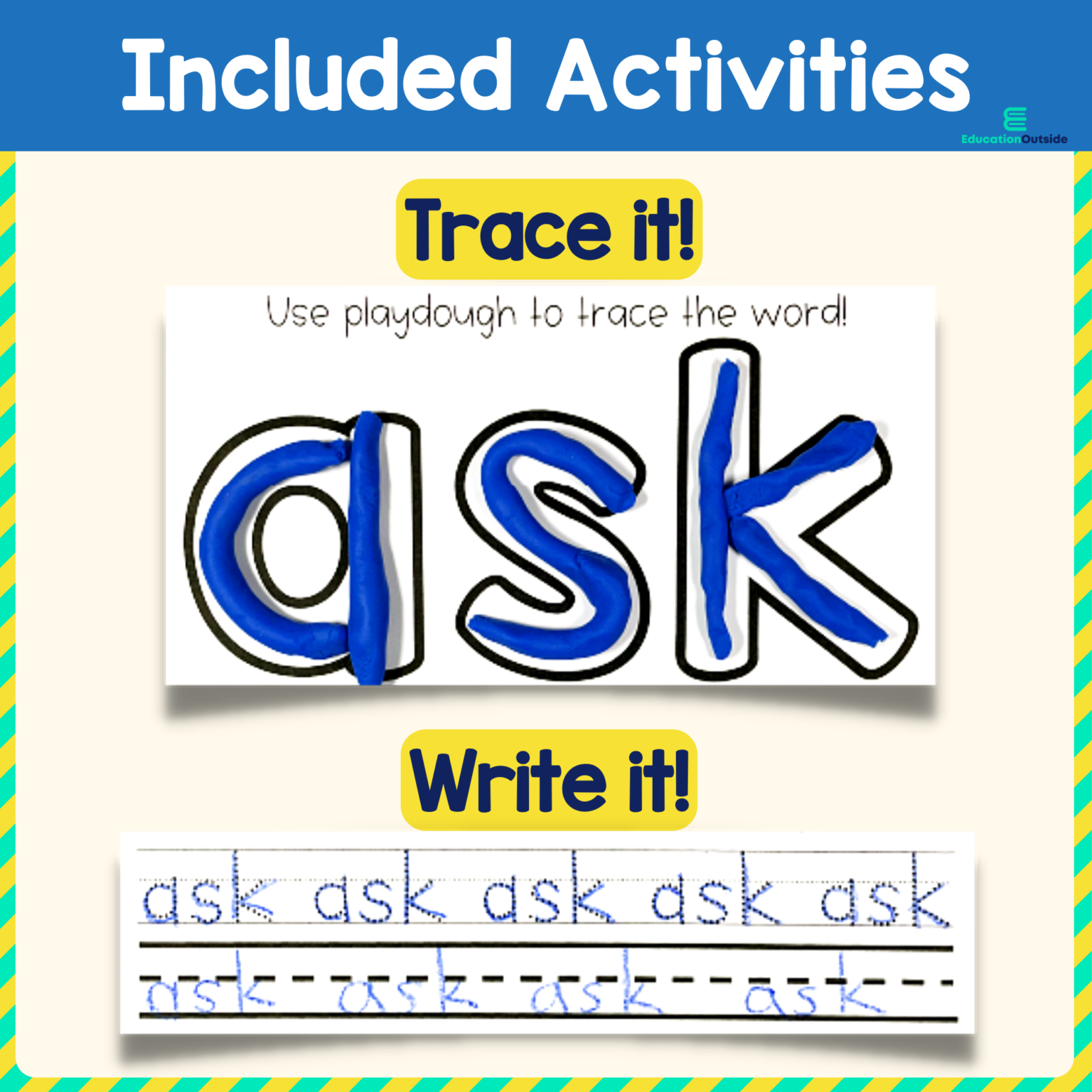 Short a Play-Doh Mats - 143 Worksheets Included!