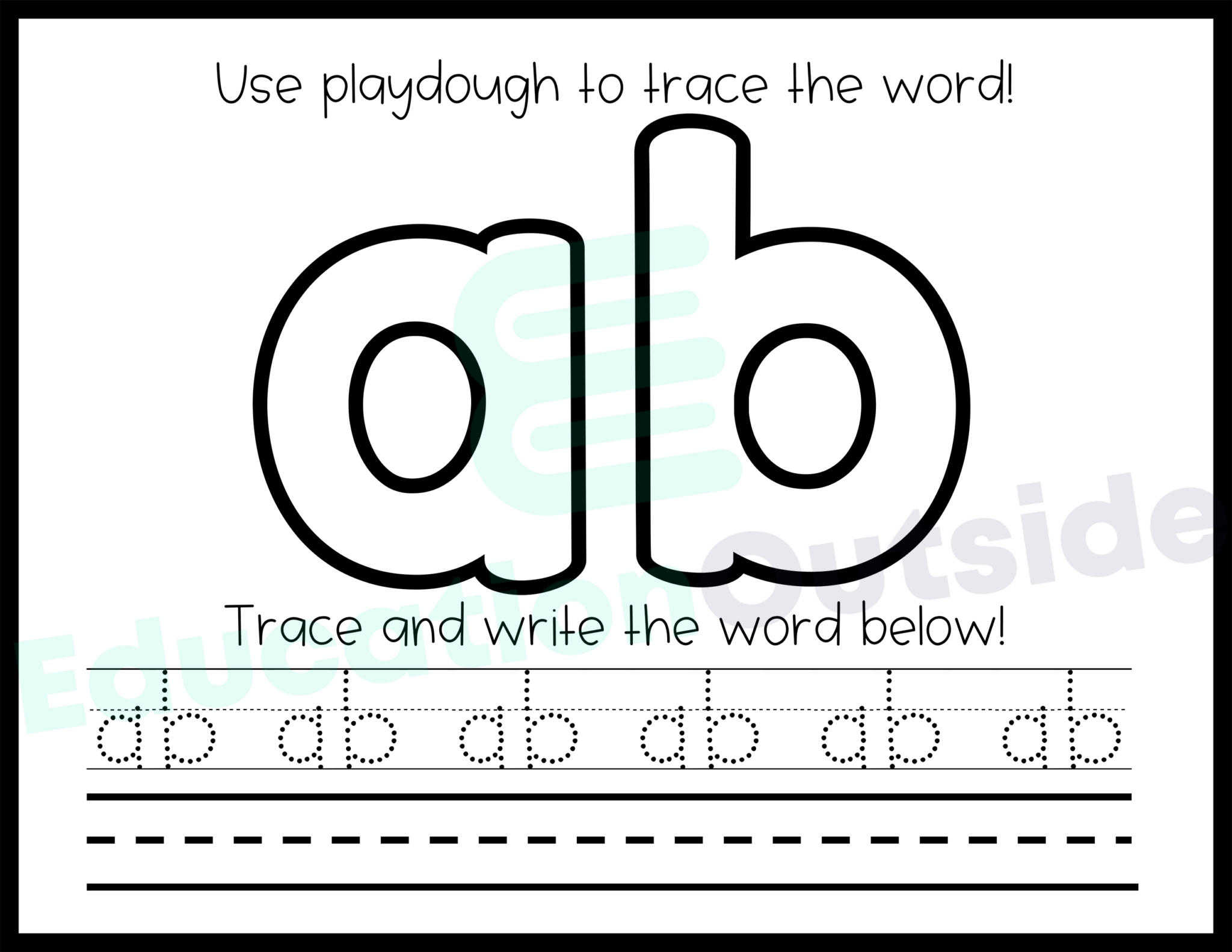 Short a Play-Doh Mats - 143 Worksheets Included!
