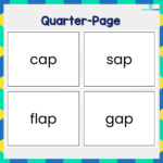 Short a Word Family Flashcards (-ap, -an-, -am, -ad, -ag) - 3 Sizes ...
