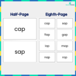 Short a Word Family Flashcards (-ap, -an-, -am, -ad, -ag) - 3 Sizes ...