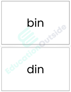 Short i Word Family Flashcards (-in, -it, -id, -ig, -im, -ip) - 3 Sizes ...