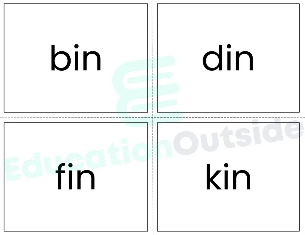 Short i Word Family Flashcards (-in, -it, -id, -ig, -im, -ip) - 3 Sizes ...