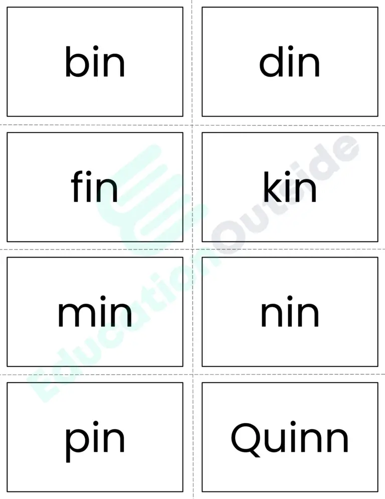 Short i Word Family Flashcards (-in, -it, -id, -ig, -im, -ip) - 3 Sizes ...