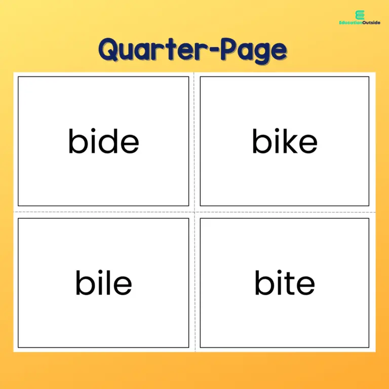 Short i & Long i Vowel Flashcard Packet - 3 Sizes Included!