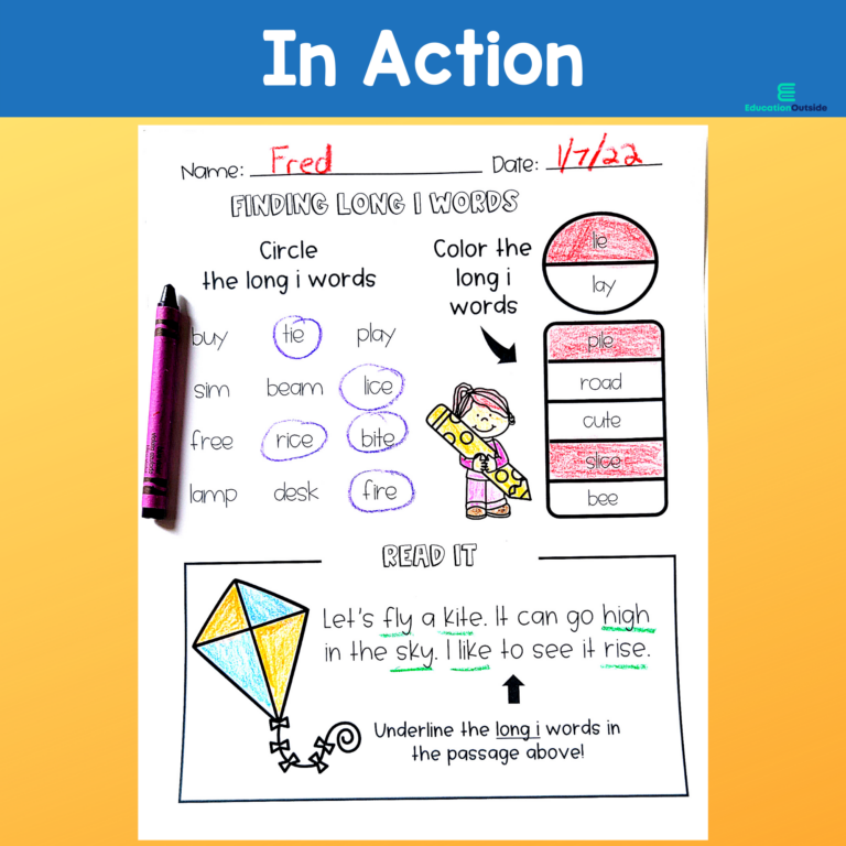 Short & Long i Worksheet Packet - 20 Worksheets Included!