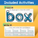 Short o Play-Doh Mats - 102 Worksheets Included!