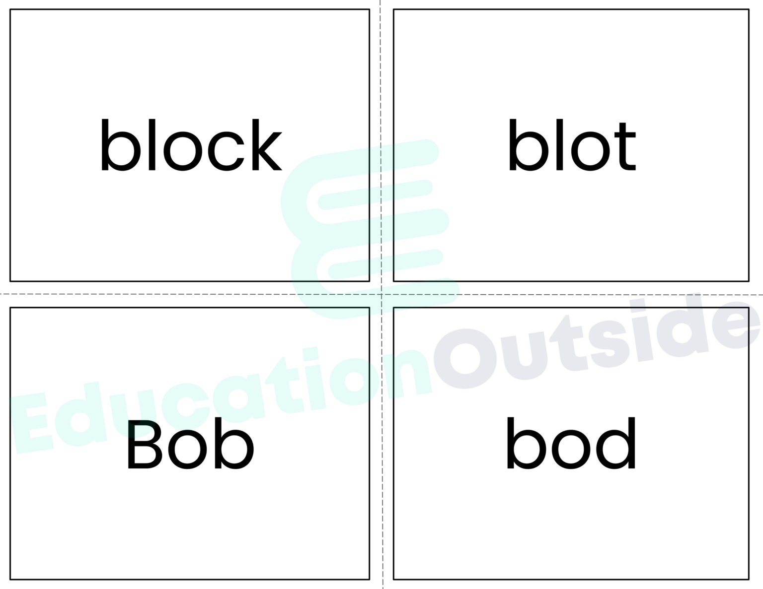 Short o & Long o Vowel Flashcard Packet - 3 Sizes Included!