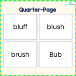 Short u Flashcards - 3 Sizes Included!