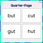 Short u Word Family Flashcards (-ut, -ug, -uck, -ush, -ub) - 3 Sizes ...