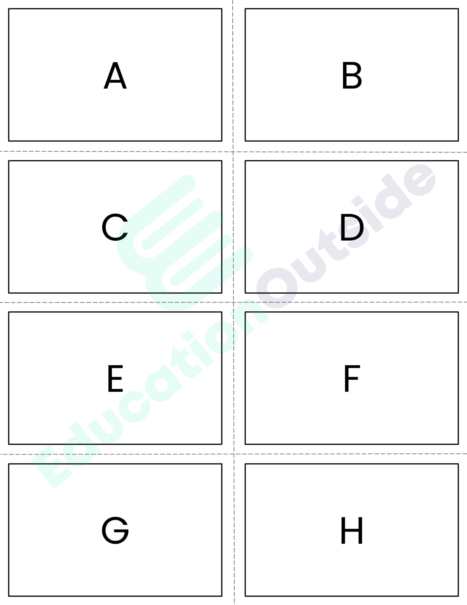 Uppercase Flashcards - 3 Sizes Included!