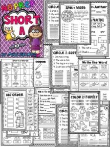 5 Amazing Short a Worksheets - NO PREP Practice (2023) - Education Outside