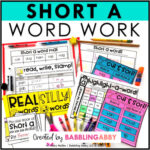 5 Amazing Short a Worksheets - NO PREP Practice (2023) - Education Outside