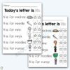 Letter N - Basic Sentences Worksheet