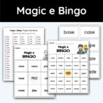 Magic e Bingo - 8 and 24 Square Grids Included!