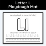 Letter L - Playdough Mats
