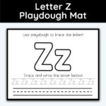 Letter Z - Playdough Mats
