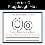 Letter O - Playdough Mats