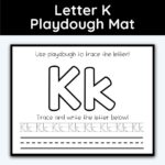 Letter K - Playdough Mats