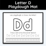 Letter D - Playdough Mats