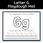Letter G - Playdough Mats