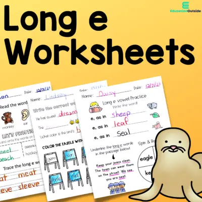 5 Fun and Educational Long e Worksheets - No Prep Printables (2023 ...