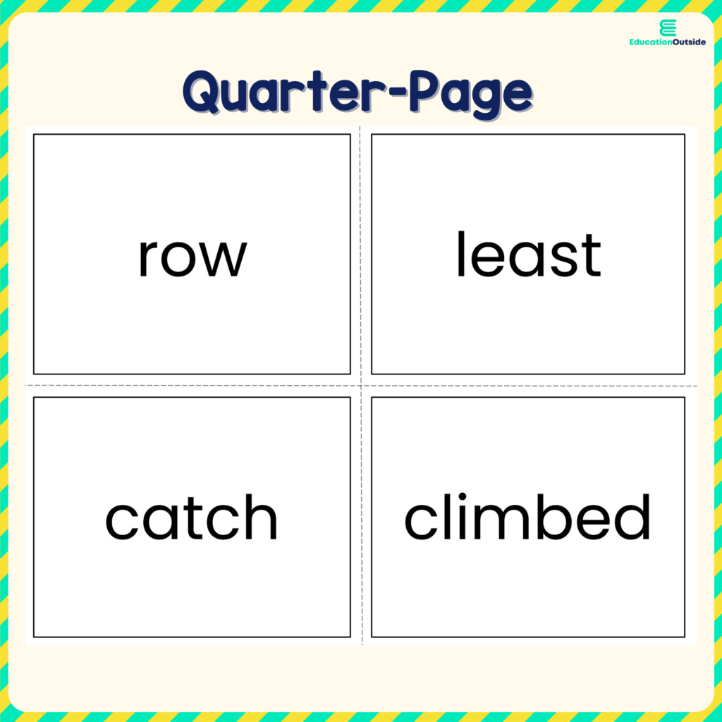 Fry's 1000 Flashcard Packet (1-1000) - 3 Sizes!