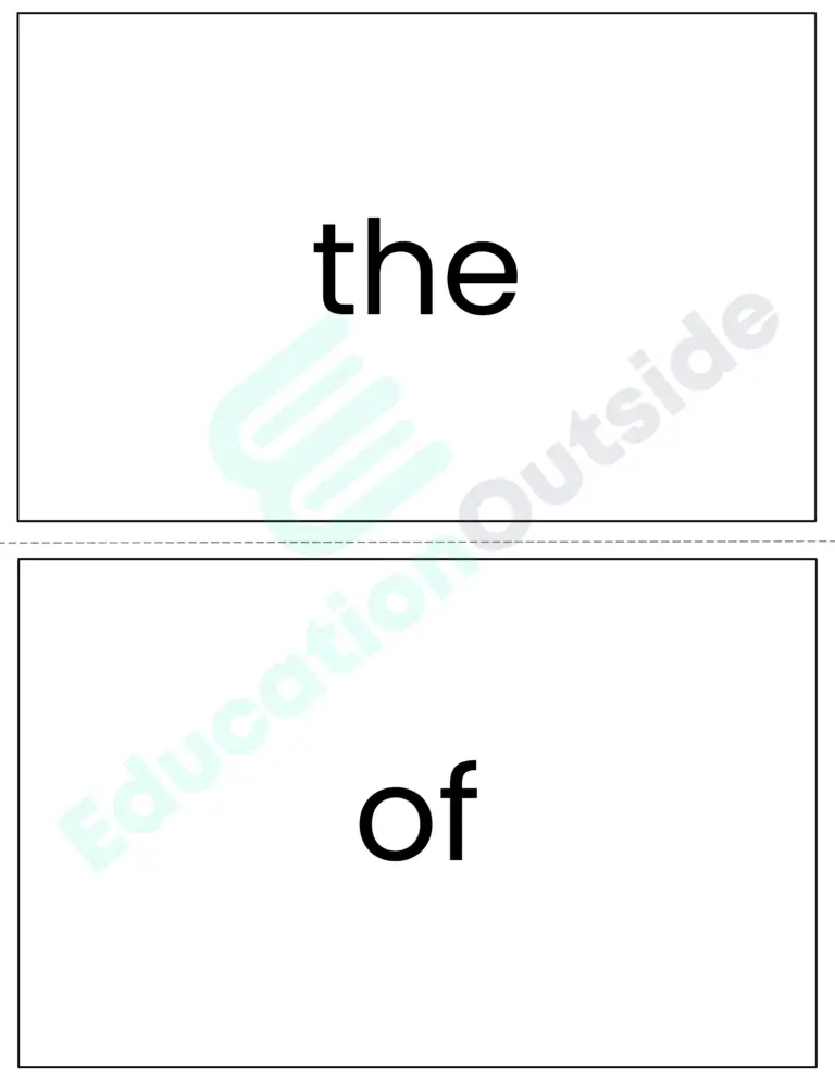 Fry's 1000 Flashcard Packet (1-1000) - 3 Sizes!