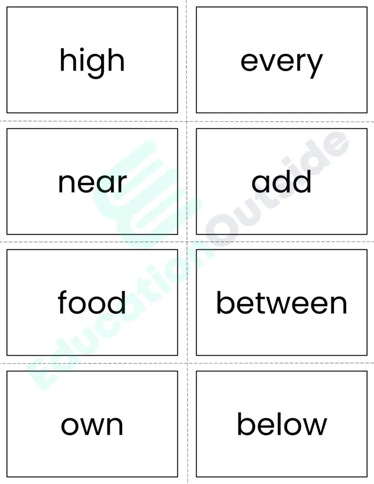 Fry's 1000 Flashcard Packet (1-1000) - 3 Sizes!