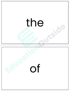 Fry's First 500 Sight Words Flashcard Packet (1-500) - 3 Sizes!