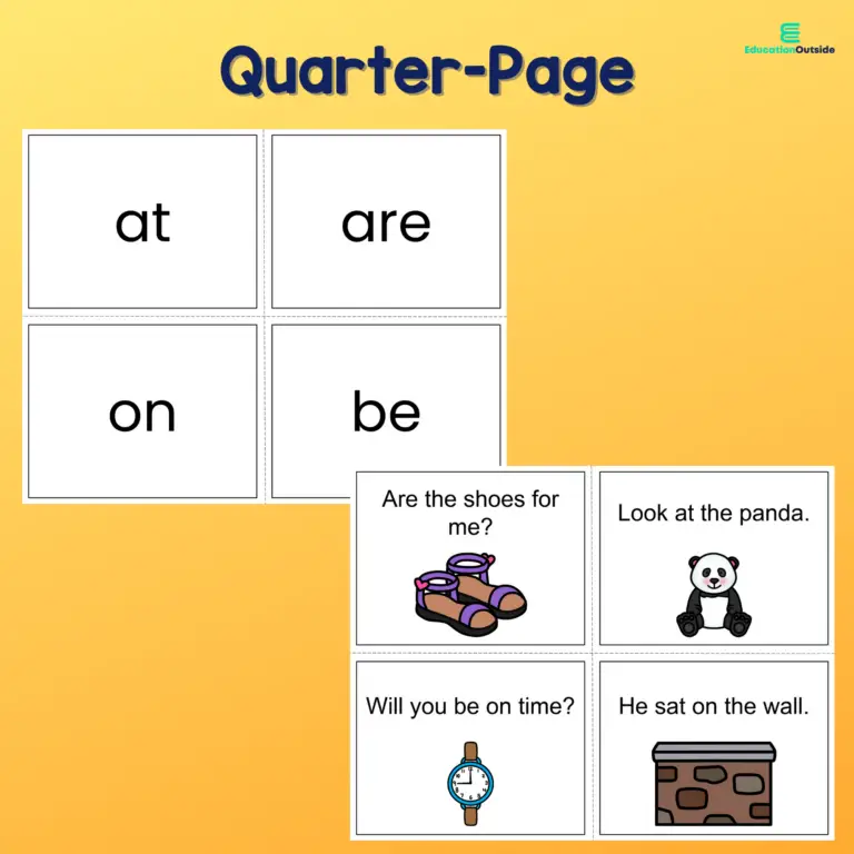 Fry's First 100 Sight Word Sentence Flashcards - 3 Sizes!