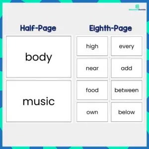 Fry's First 500 Sight Words Flashcard Packet (1-500) - 3 Sizes!