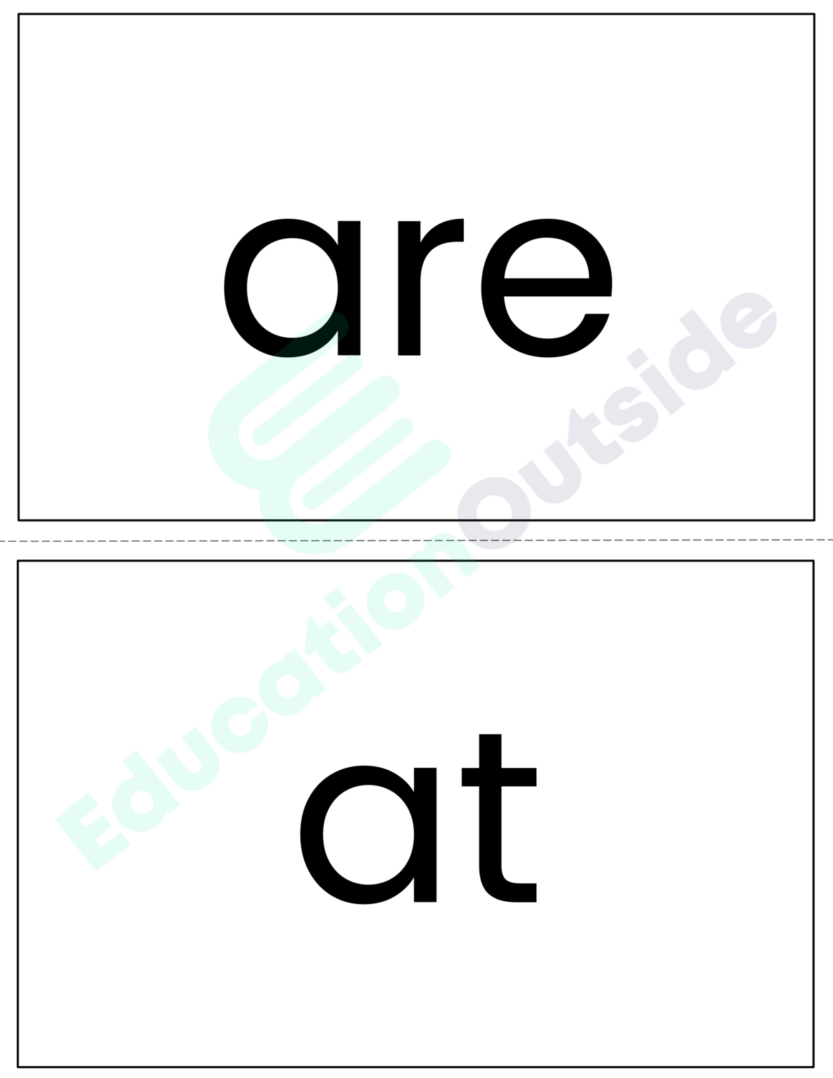 Fry's First 100 Sight Word Sentence Flashcards - 3 Sizes!