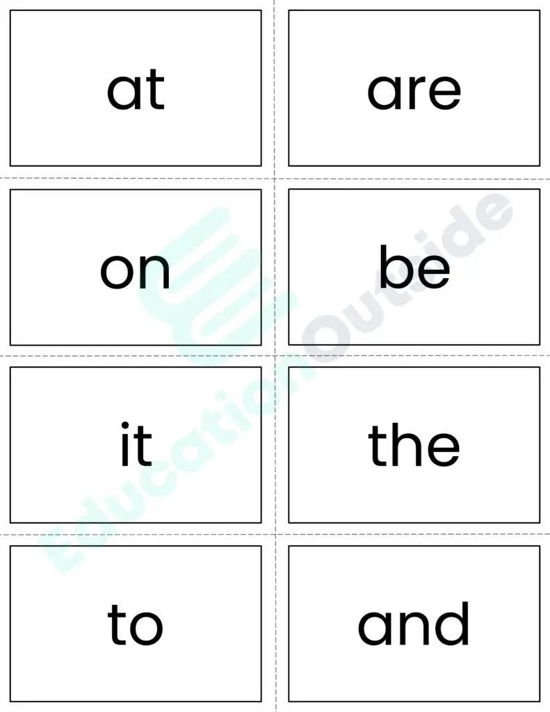 Fry's First 100 Sight Word Sentence Flashcards - 3 Sizes!