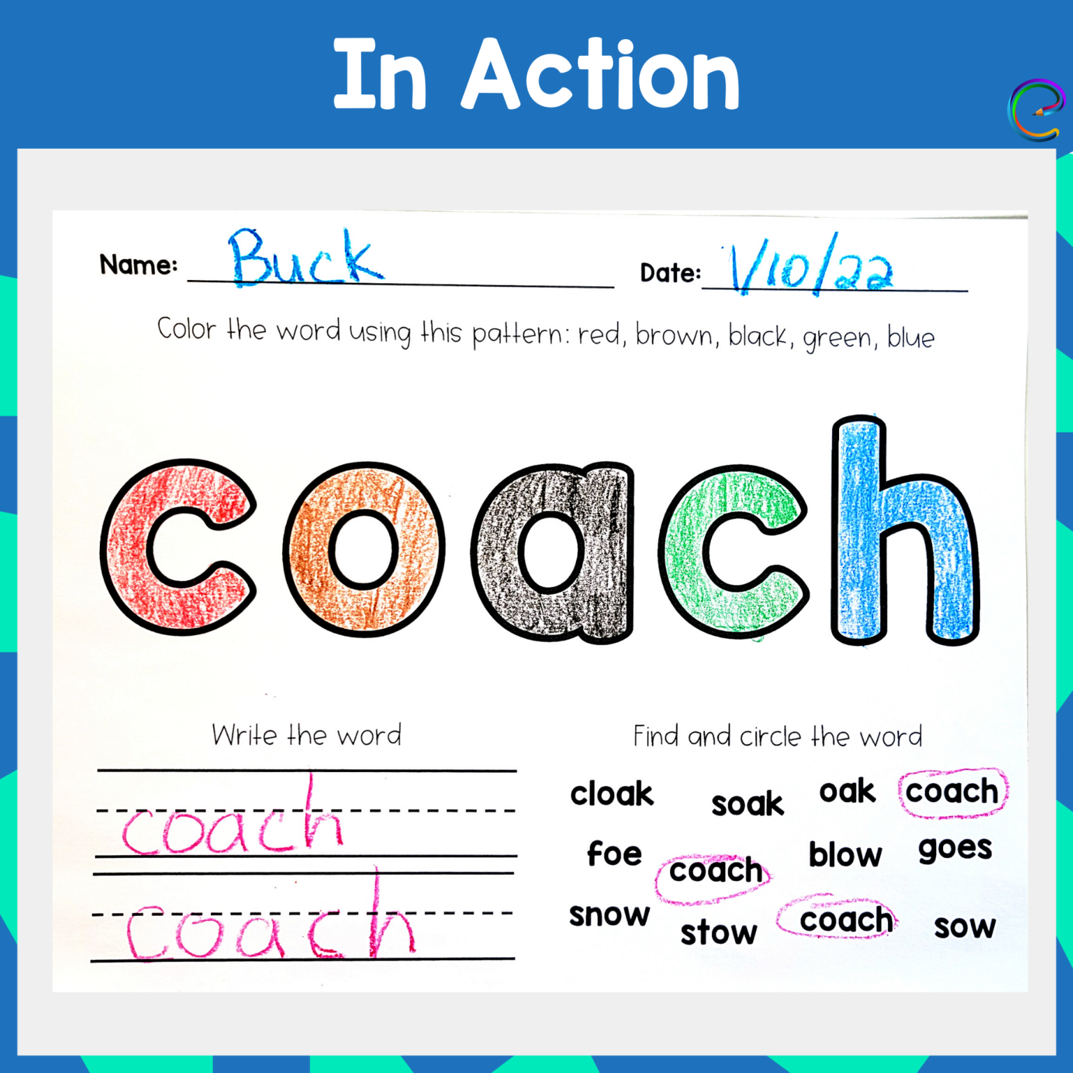 Long o Coloring Worksheets - 50 Worksheets Included!