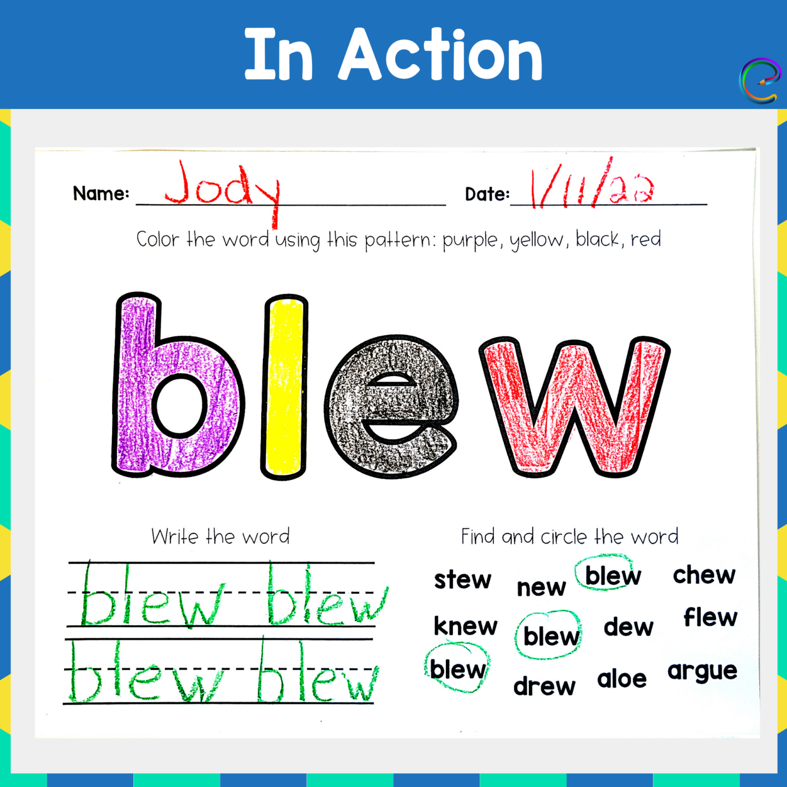 Long u Coloring Worksheets - 50 Worksheets Included!