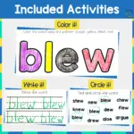 Long u Coloring Worksheets - 50 Worksheets Included!