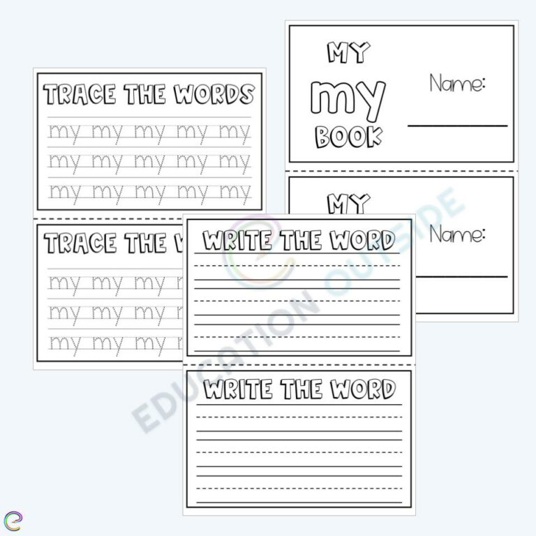 my Sight Word Worksheets & Activities [Free Printables]