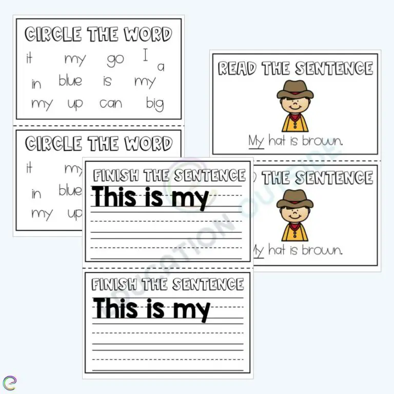 my Sight Word Mini Book