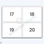 Number Cards 1-20 | 3 Sizes Included!!