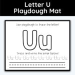 Letter U - Playdough Mats