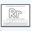 Letter R - Playdough Mats