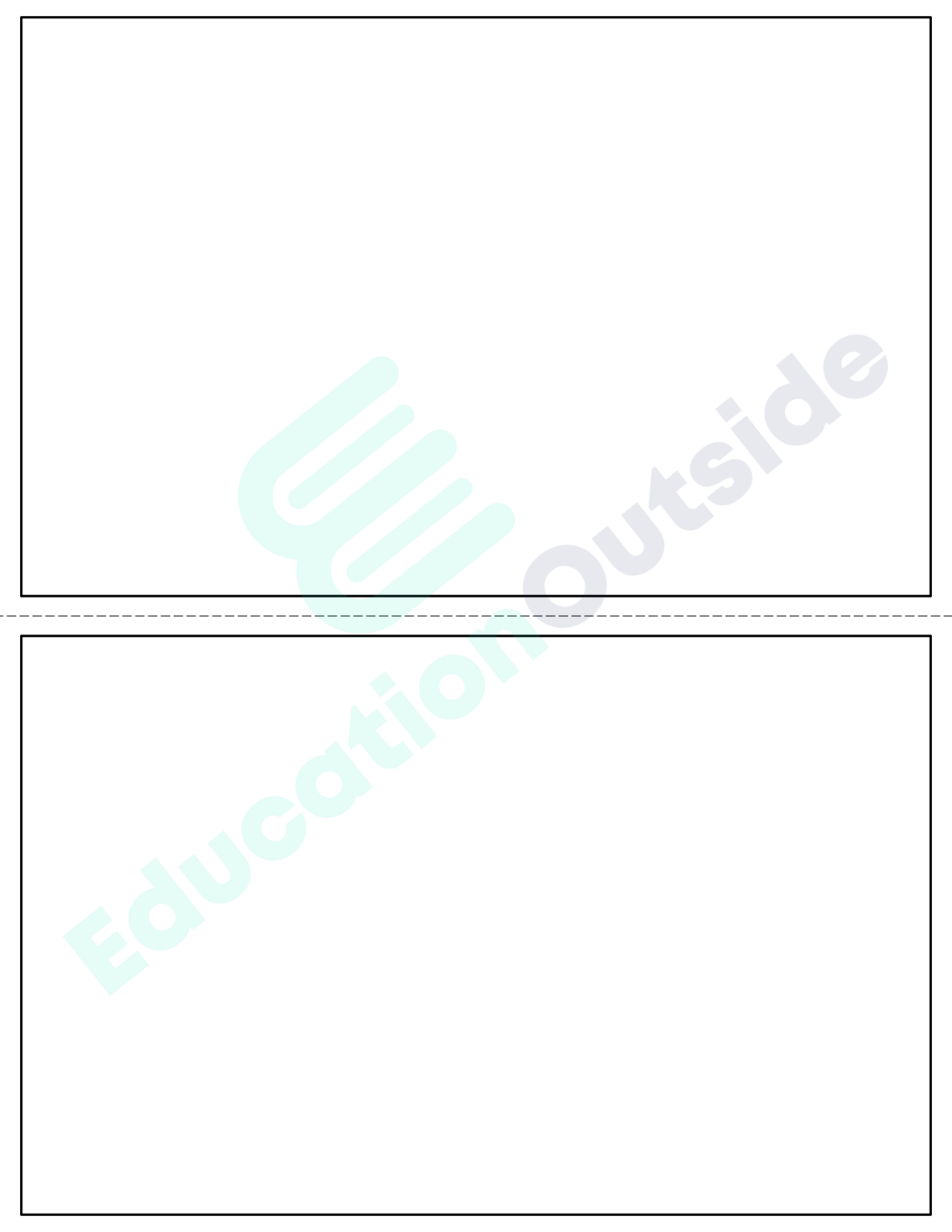 FREE Printable Blank Flash Cards - No Prep!