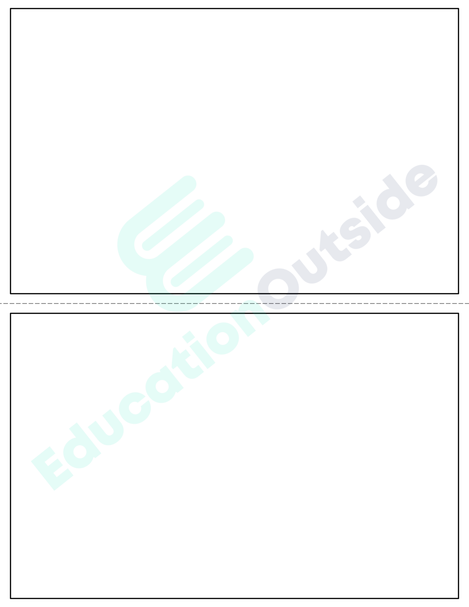 FREE Printable Blank Flash Cards - No Prep!