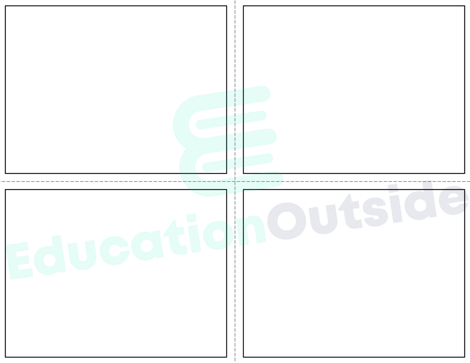 FREE Printable Blank Flash Cards - No Prep!