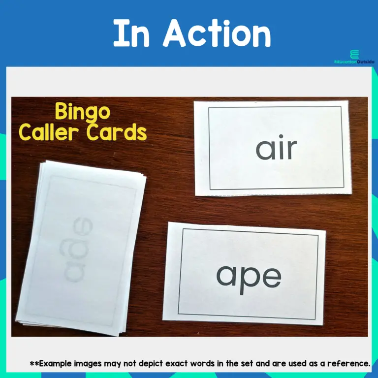 Short Vowel Bingo - 8 and 24 Square Grids Included!