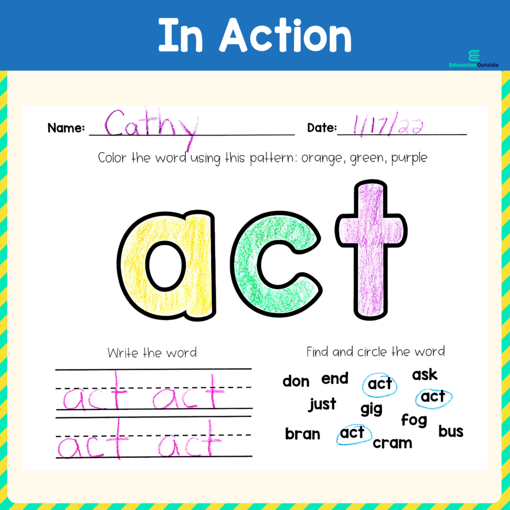 Short a Coloring Worksheets - 146 Worksheets Included!