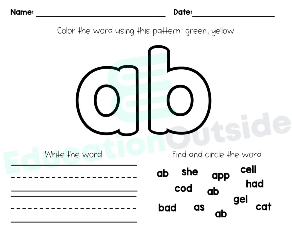 Short a Coloring Worksheets - 146 Worksheets Included!